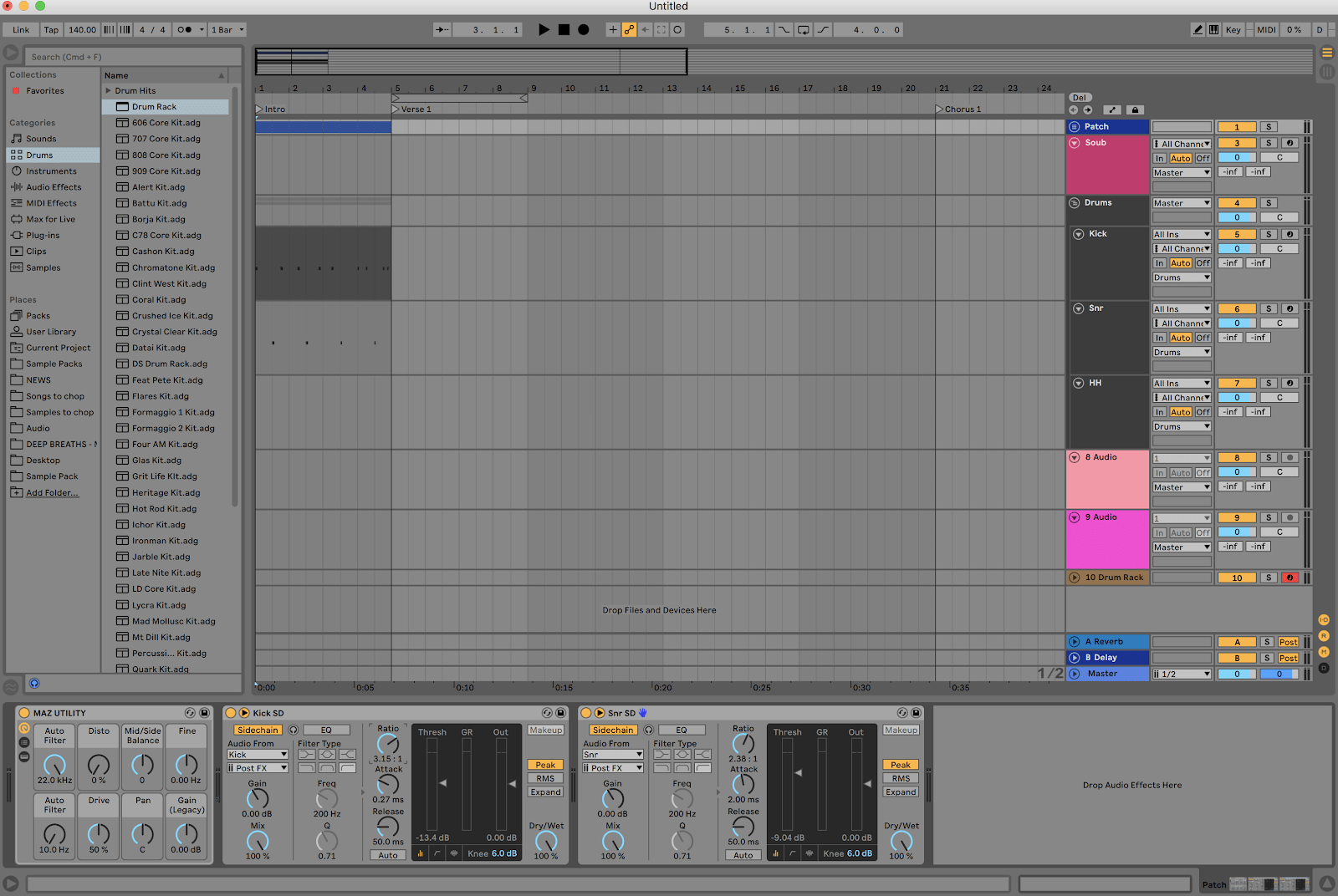 Ableton Live – Working Faster Using Default Templates – Recording Arts ...